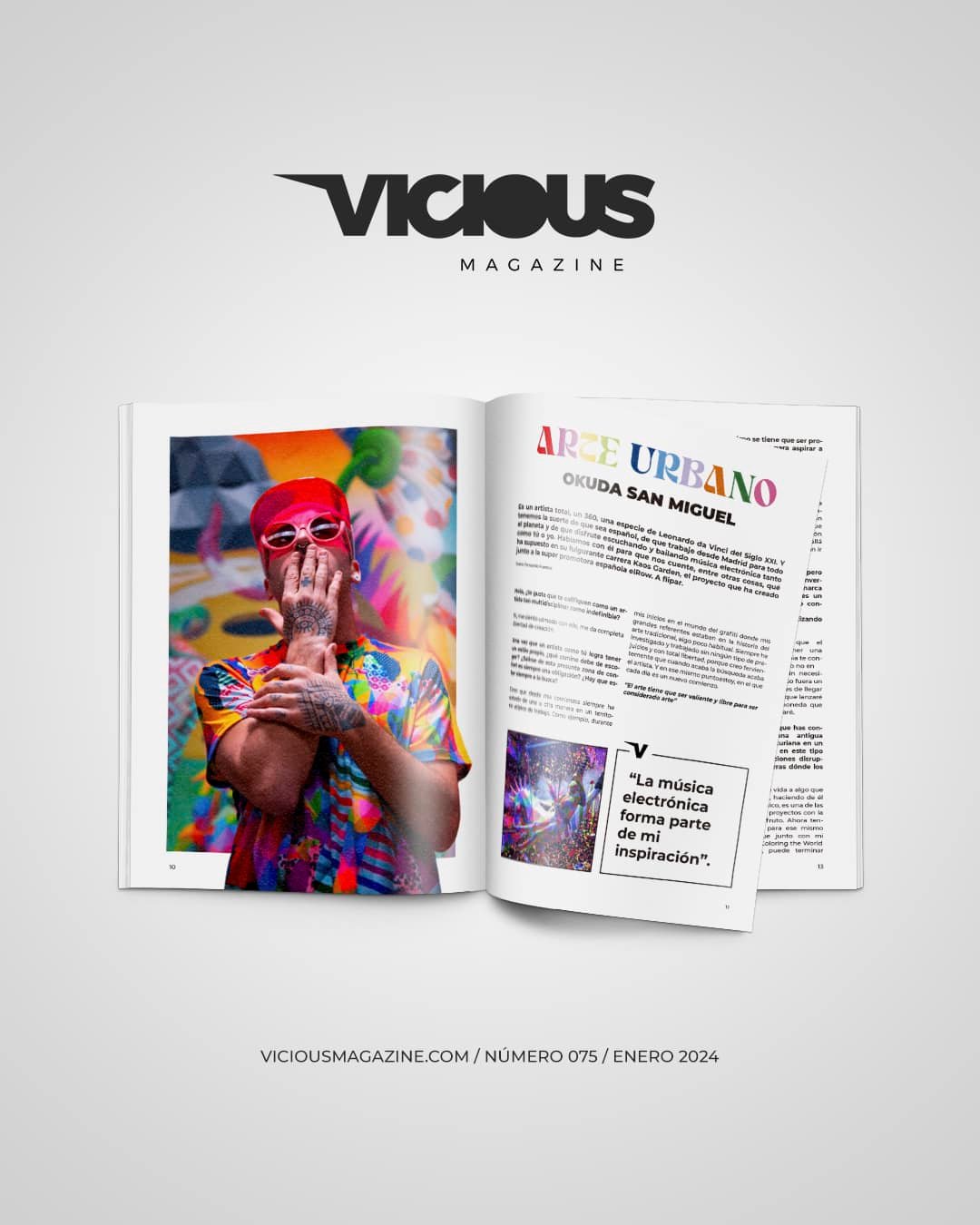 Bienvenidos todos de nuevo a VICIOUS MAGAZINE con Mochakk en portada ...