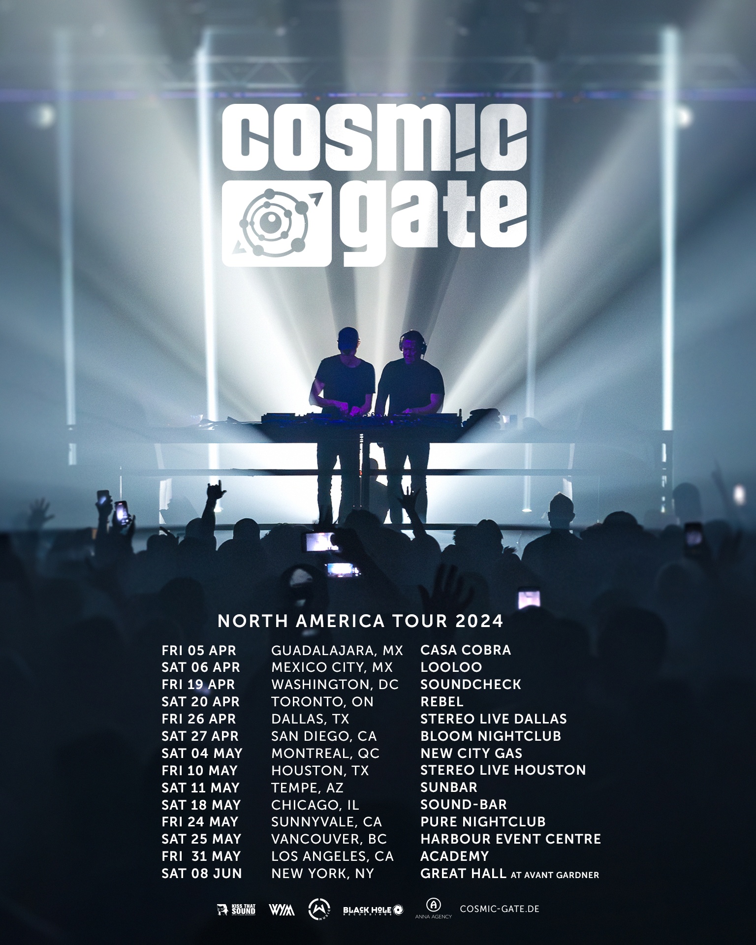 El dúo Cosmic Gate anuncia su gira por Norteamérica