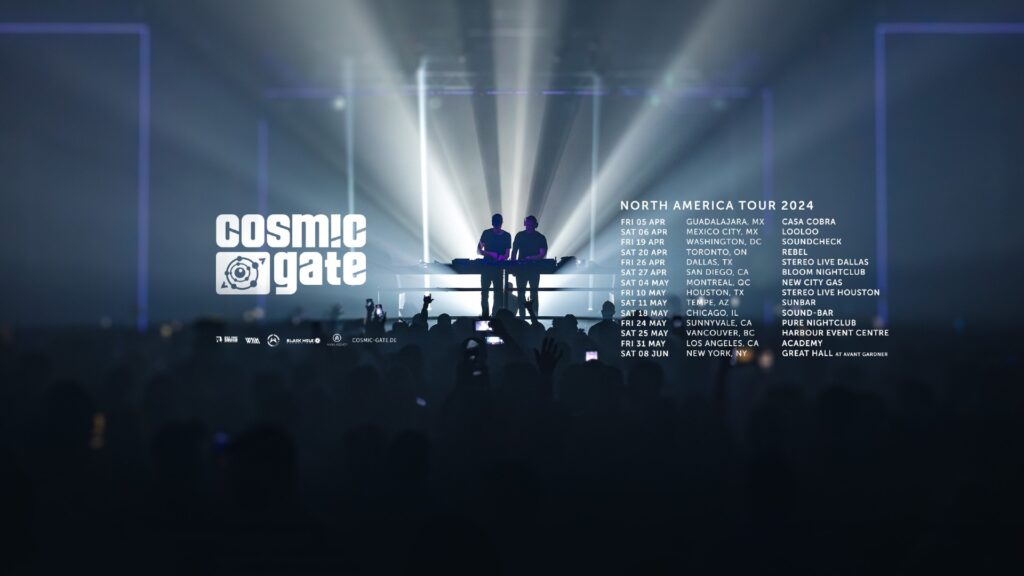 El dúo Cosmic Gate anuncia su gira por Norteamérica