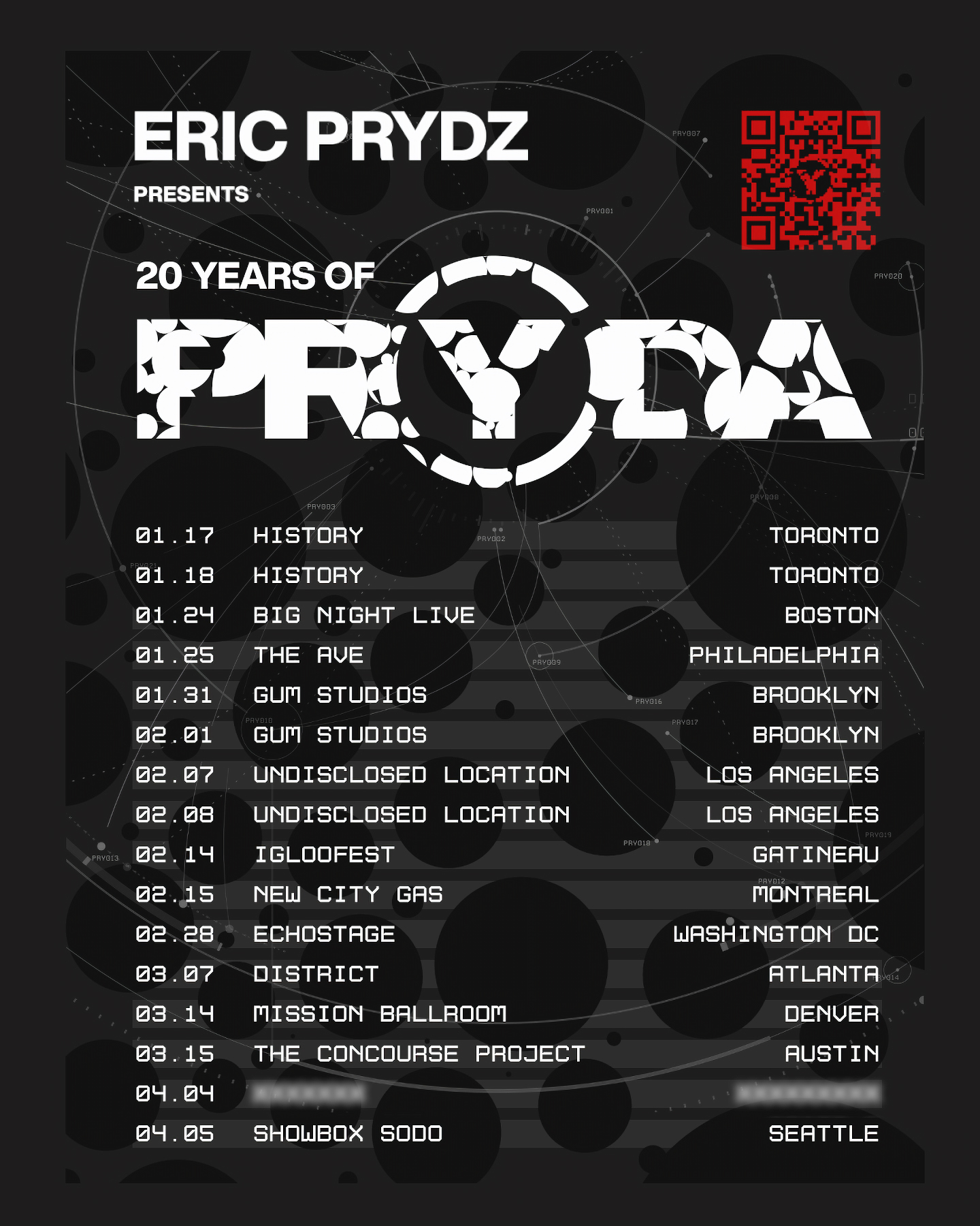 Eric Prydz anuncia la gira de aniversario por los 20 años de Pryda