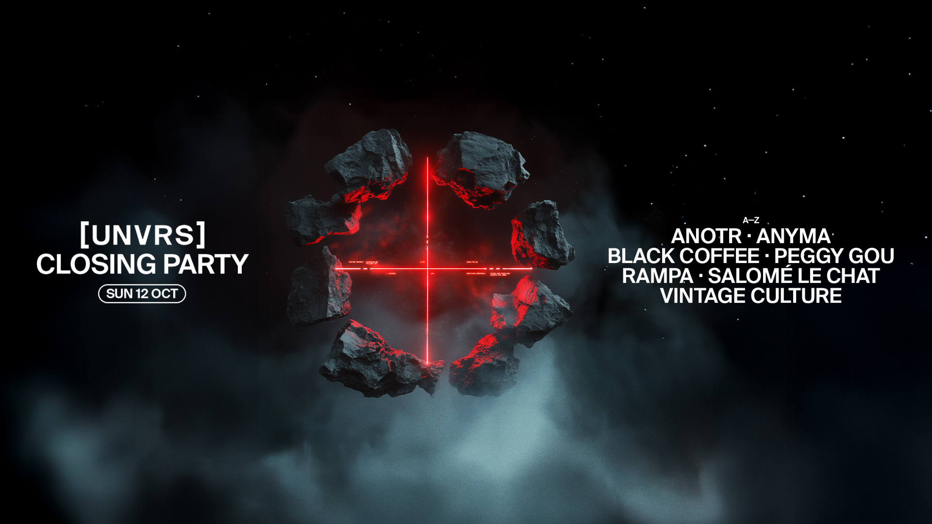 [UNVRS] ANUNCIA EL LINE UP DE SU CLOSING 2025. - Vicious Magazine